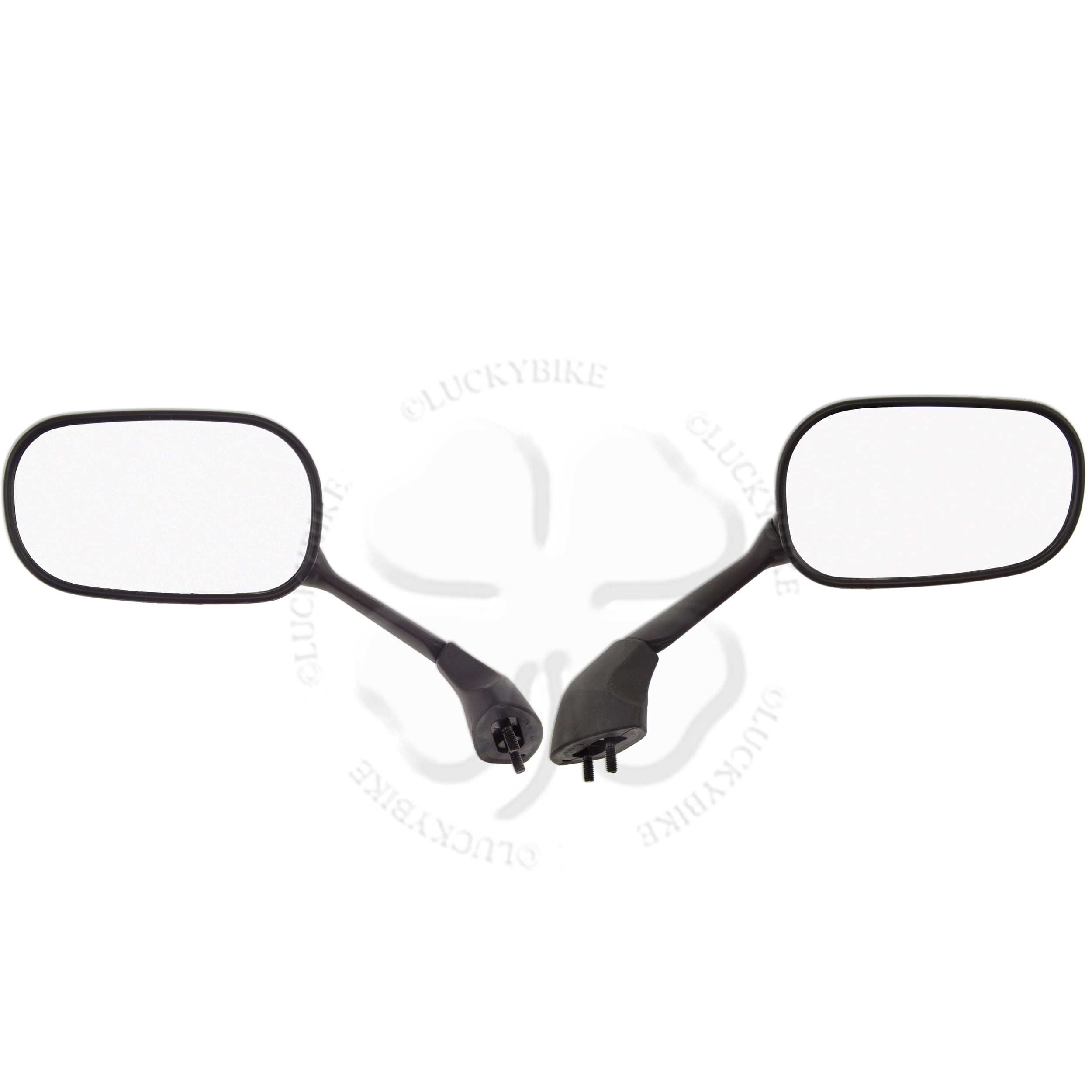 Set Black Yamaha Left Right Side Rear View Mirrors 2006 2007 YZF R6 ...
