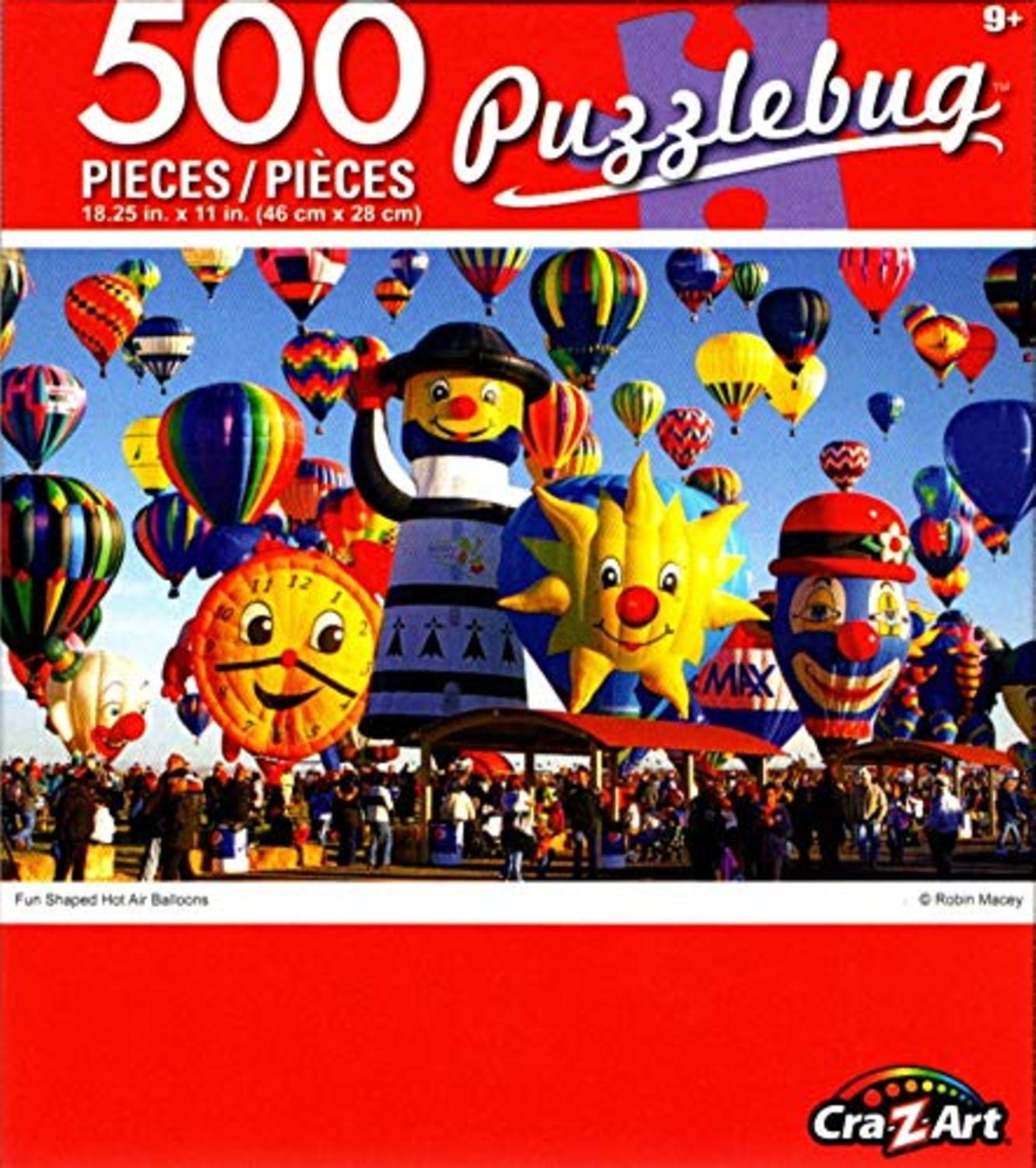 Puzzlebug 500 - Fun Shaped Hot Air Balloons - Walmart.com