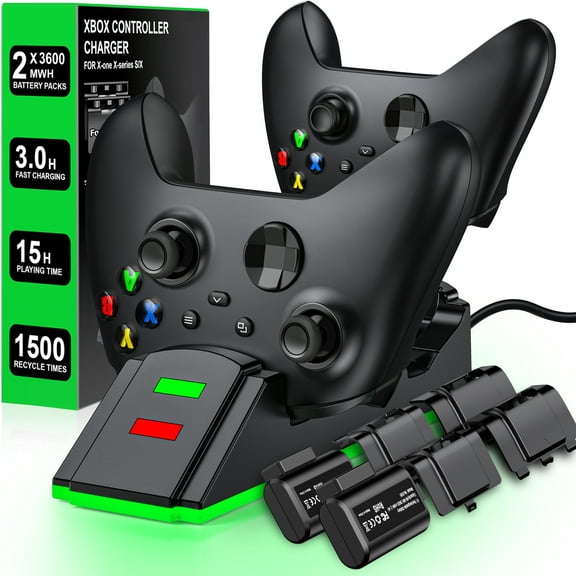 dreamGEAR Xbox Series X/S & One Rechargeable Battery Packs Charge Kit ...