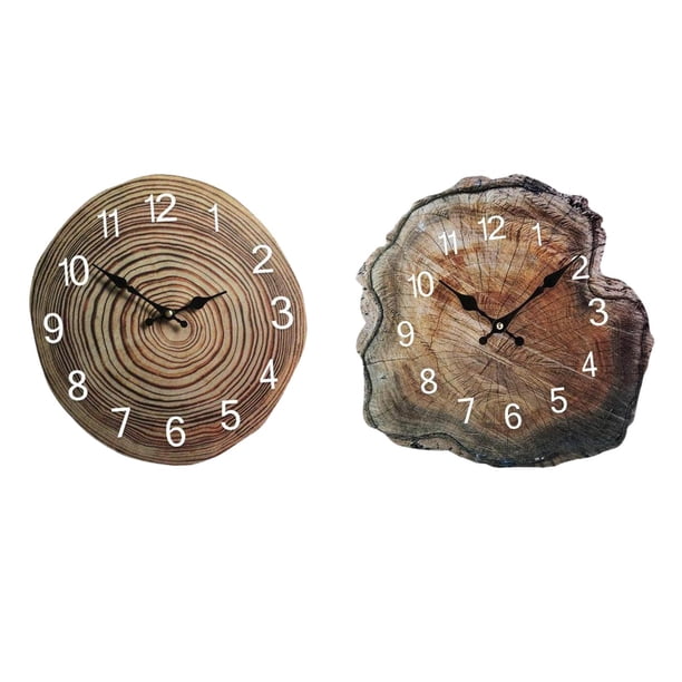 2 Pcs 30cm Digital Wall Clock Clock Classroom School Clocks Style A ...