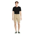 George Men's and Big Men's Flat Front Shorts, 9" Inseam, Sizes 30-46 ...