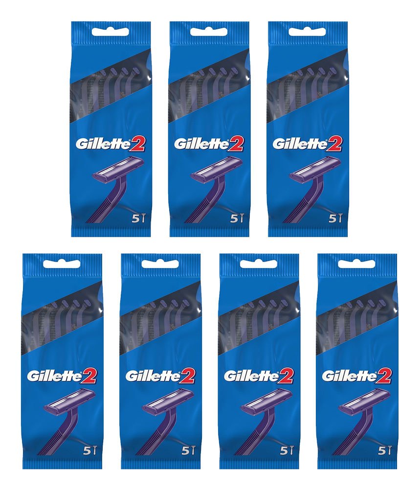 Disposable Razors Blue G2 Blades Shaver Fixed Good News, 5pk x 7 (35 ...