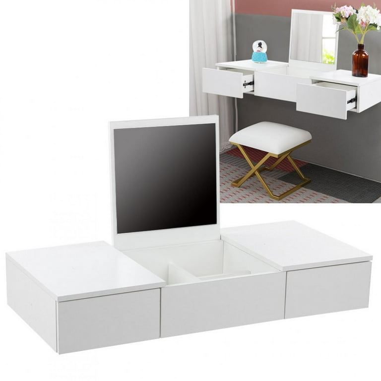 Floating Makeup Vanity