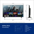 Philips 43" Class 4K Ultra HD (2160p) Google Smart LED TV (43PUL7652/F7 ...