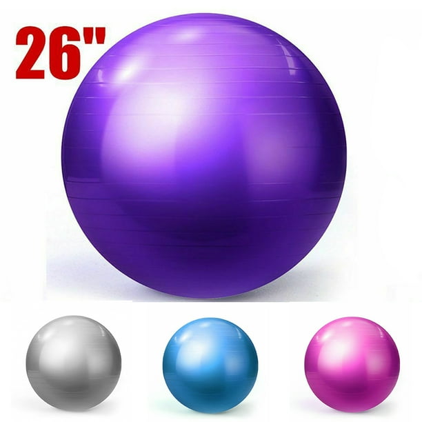 Exercise Ball, Stability Ball with 65 cm Diameter Standard Fitness Ball ...