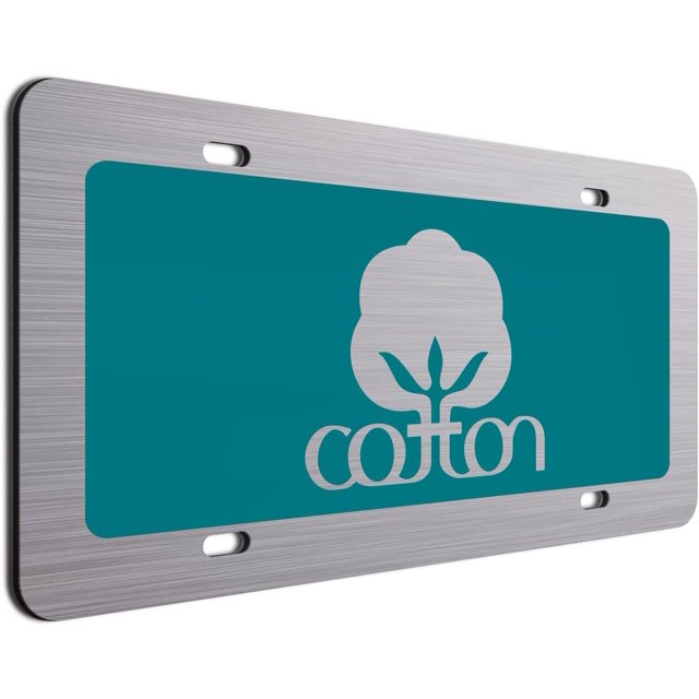 Cotton License Plates and Car Tags - Seal of Cotton gifts - Walmart.com