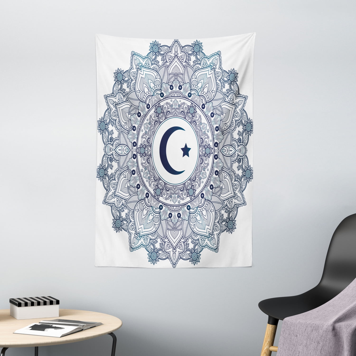 Moon Tapestry, Islamic Symbol in Eastern Design Ramadan Celebrations ...
