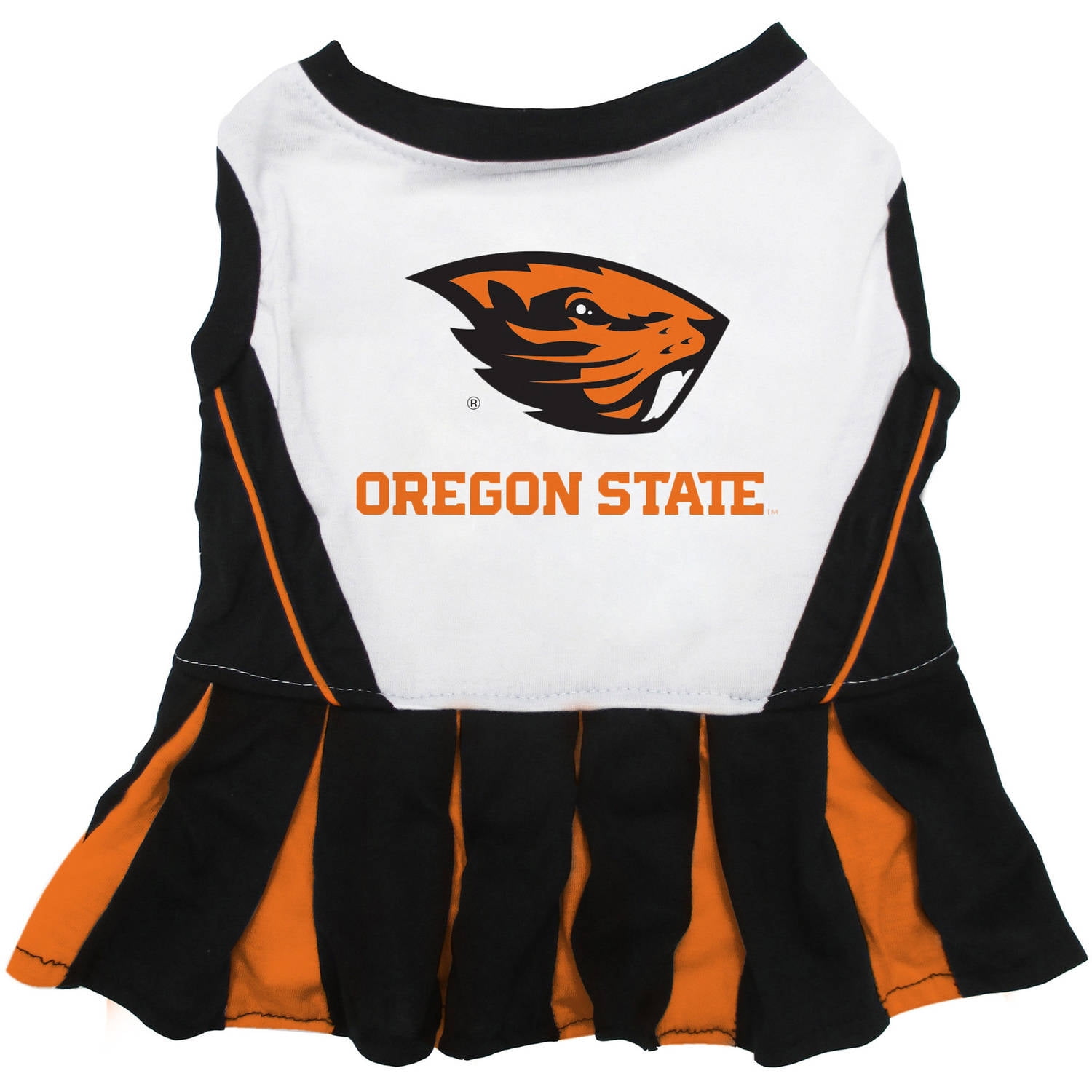 Pets First College Oregon State Beavers Cheerleader, 3 Sizes Pet Dress ...