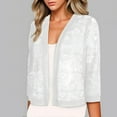 Dazeni Clearance Prime Day Womens Lace Bolero Shrugs Open Front