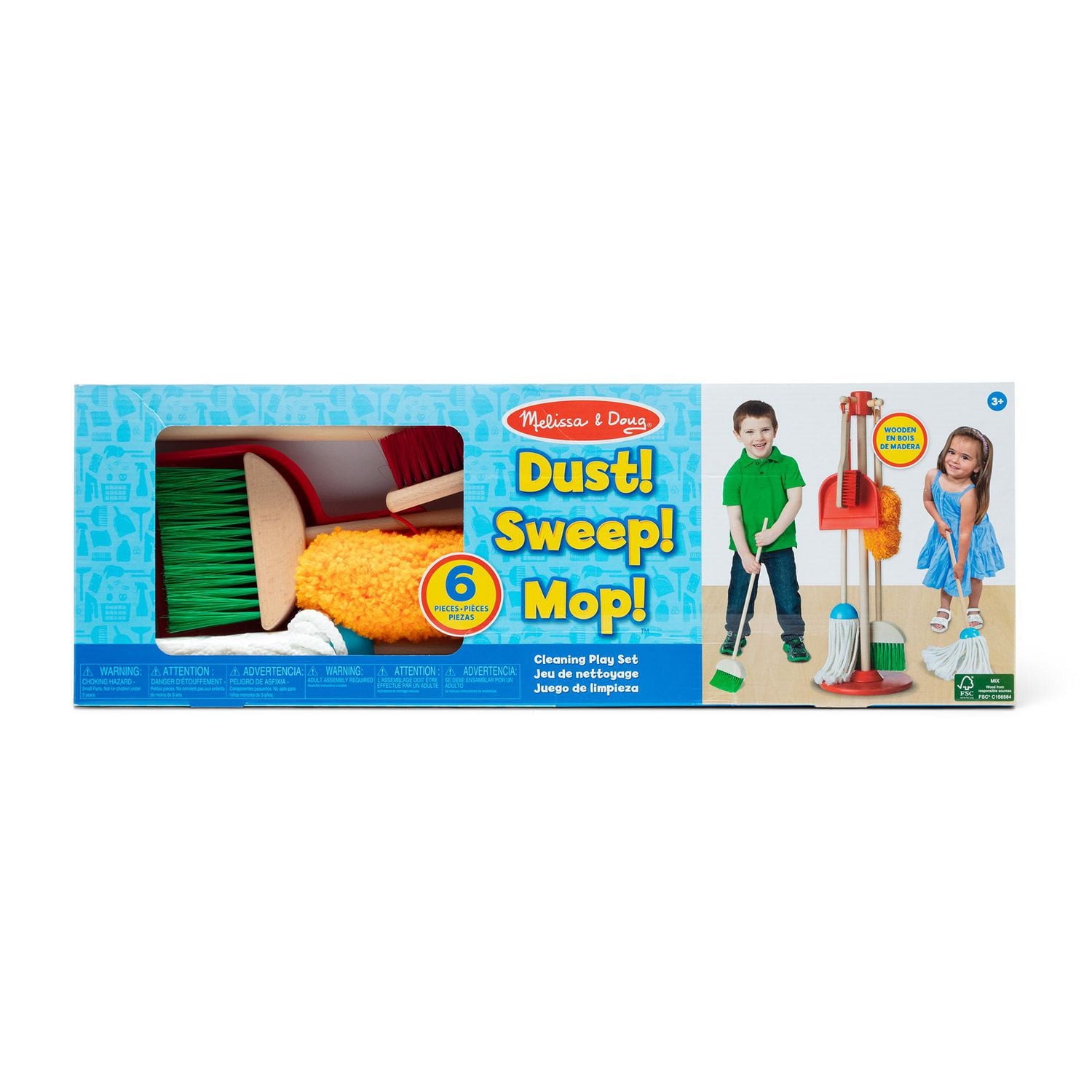 Click here for Melissa & Doug Dust! Sweep! Mop! 6-Piece Pretend P... prices