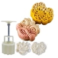 ANXPTIME Hand Pressure Various Fondant Mooncake Mould Press Cookie ...