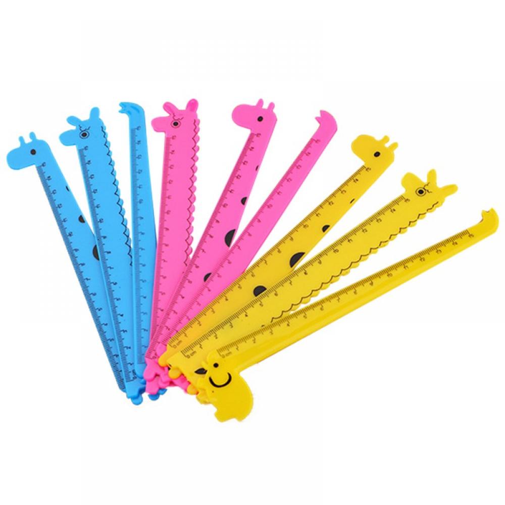Kernelly Cute Giraffe Plastic Rulers, Bulk Shatterproof 7 Inch Ruler ...
