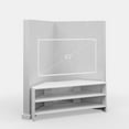 Ada Home Decor Furniture for TVs up to 48" 2 Tier Open Shelf White ...