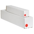 Tape Logic Inventory Circle Labels 4" Fluorescent Red 500/Roll DL615G ...