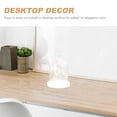 BESTYASH Decorative Glass Cover with Base for Eternal Flowers, Assorted ...
