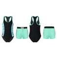 MSemis Kids Girls 2 Piece Tankini Set Rash Guard One-piece Swimsuit ...