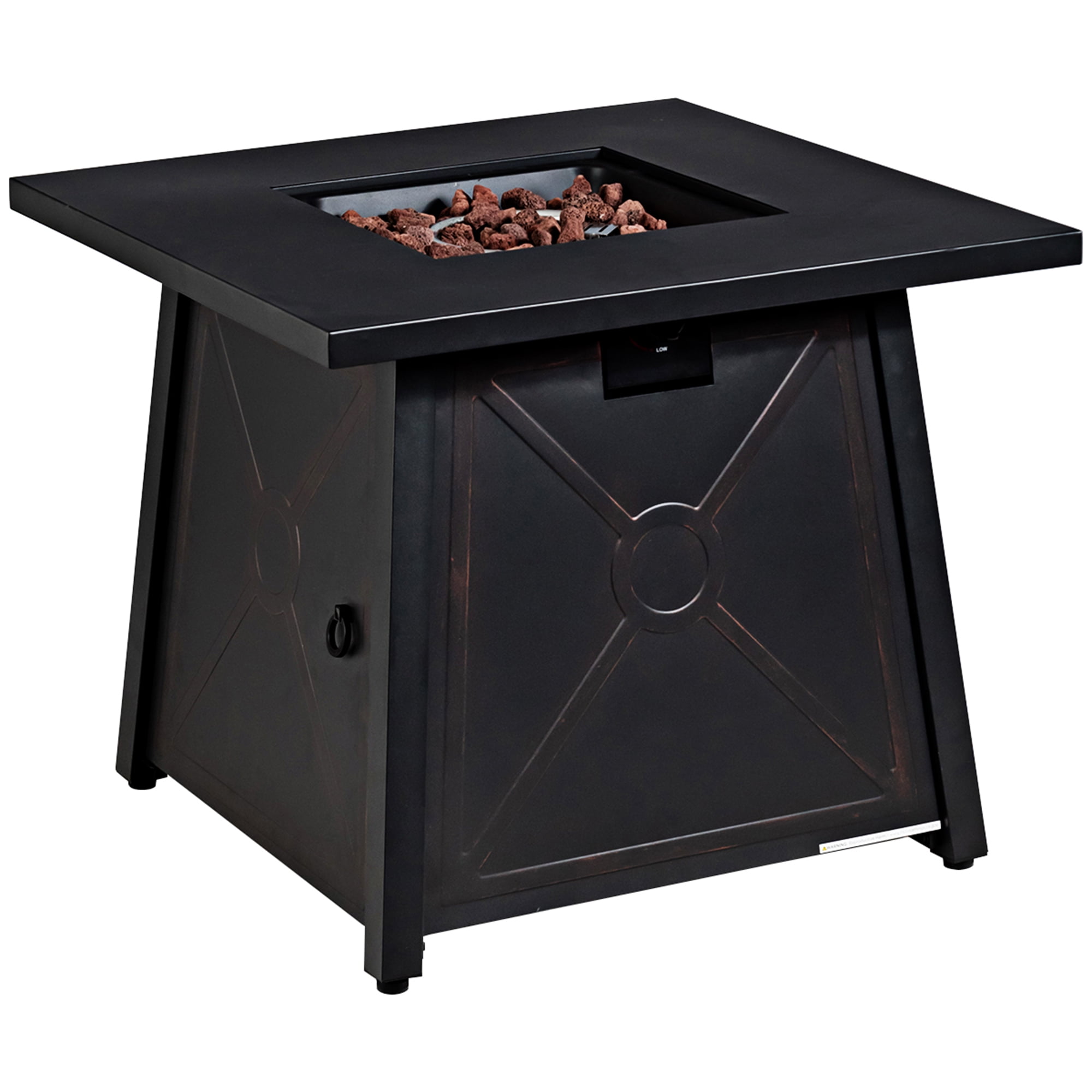 Click here for Gymax 30 Square Gas Fire Pit Table Propane 50 000... prices