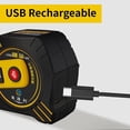 2-in-1 Laser Measuring Tape, Rechargeable Laser Distance Meter & Tape ...