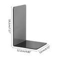 2Pcs Book Ends Fall-resistant Clear Acrylic Bookends Desktop Storage ...