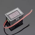 RANMEI 0.36 inch LED Digital 2-line DC Voltage Table Red Blue Green DC4 ...