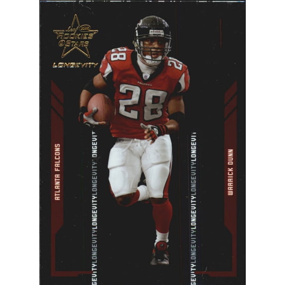 2005 Leaf Rookies and Stars Longevity #6 Warrick Dunn NFL Football ...