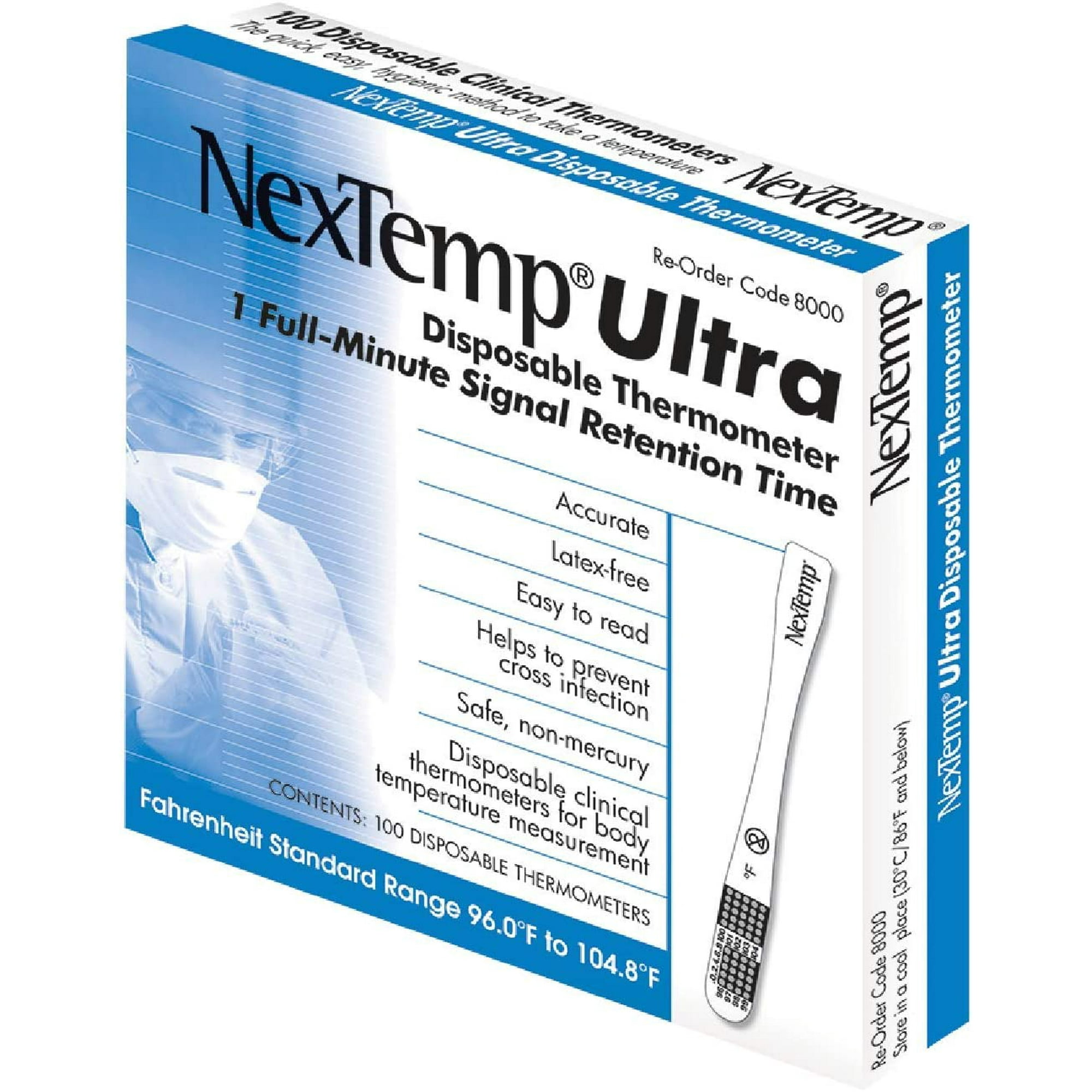 Click here for Nextemp Ultra Disposable Farhrenheit Thermometer -... prices
