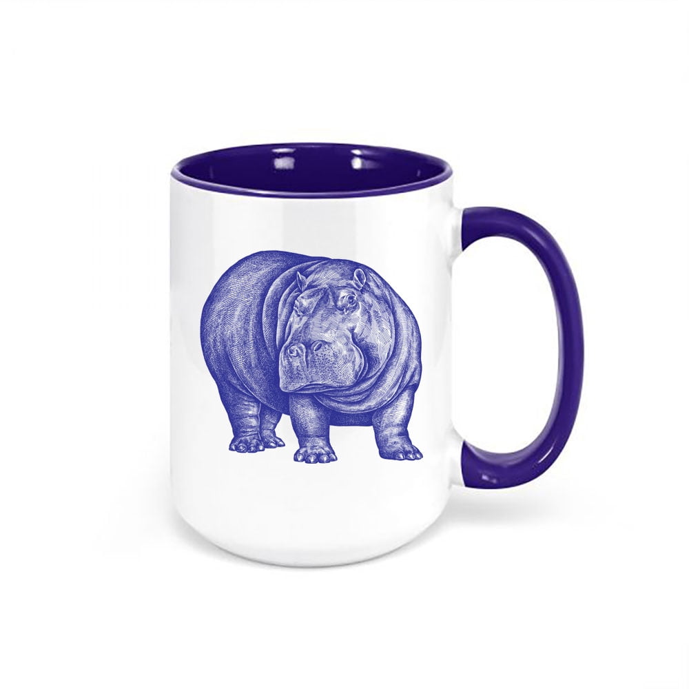 Hippo Coffee Cup, Hippo, Hippo Mug, Gift For Hippo Lover, Hippopotamus ...