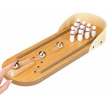 Casewin Mini Bowling Game Bowling Toys Mini Bowling Game Set Tabletop ...