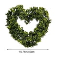 Artificial Green Plants Wreath for Indoor Outdoor Decor – Realistic ...