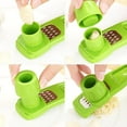 3-in-1 Garlic Press Mincer and Peeler, Handheld Stainless Steel Grater ...
