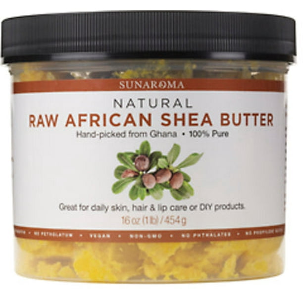 African Raw Shea Butter- Yellow - Walmart.com