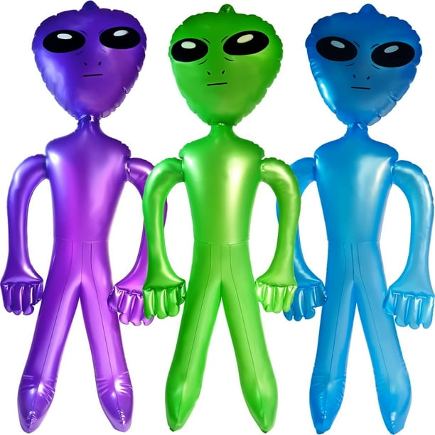 3 Pack Jumbo Inflatable Alien Inflatable Figures Inflate Alien Toys for ...