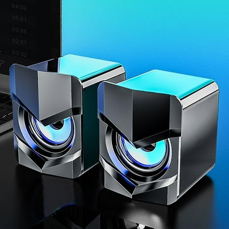 Home Theater System PC Bass LED Subwoofer Bluetooth Speaker 2.0 Stereo ...