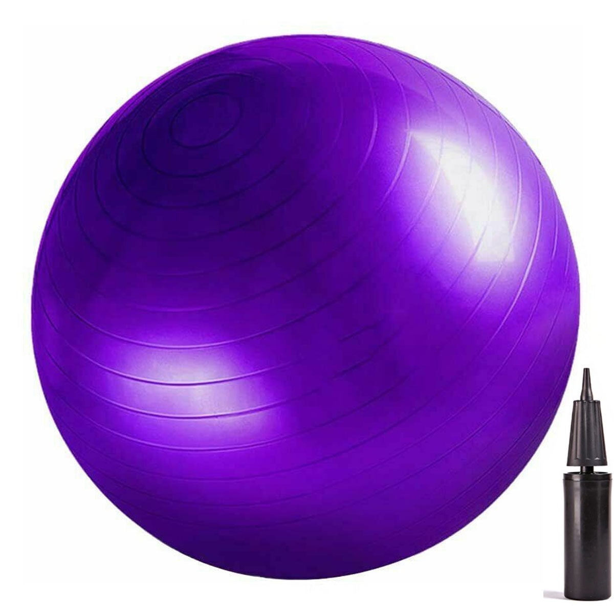 65cm Anti Burst Yoga Swiss Ball With Pump - Walmart.com