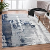 Luxe Weavers Modern Abstract Blue 5x7 Area Rug, Medium Pile Carpet ...