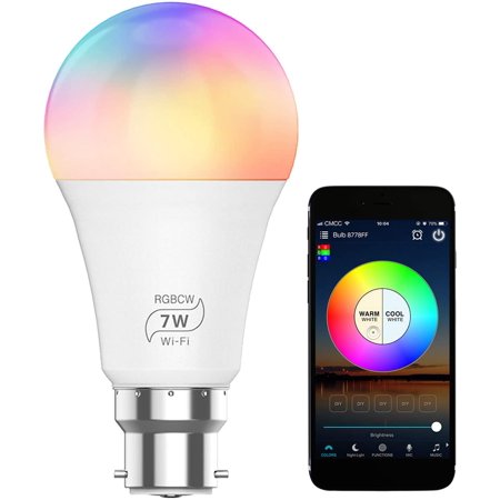 Wirelessly WiFi+ BT Connected Connection LED Bulb Intelligent Control ...