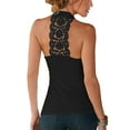 Women Sexy Lace Halter V-neck Backless Vest Tops - Walmart.com