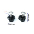 1Pair Professional Diving Backplate Screw Stainless Steel Back Plate ...
