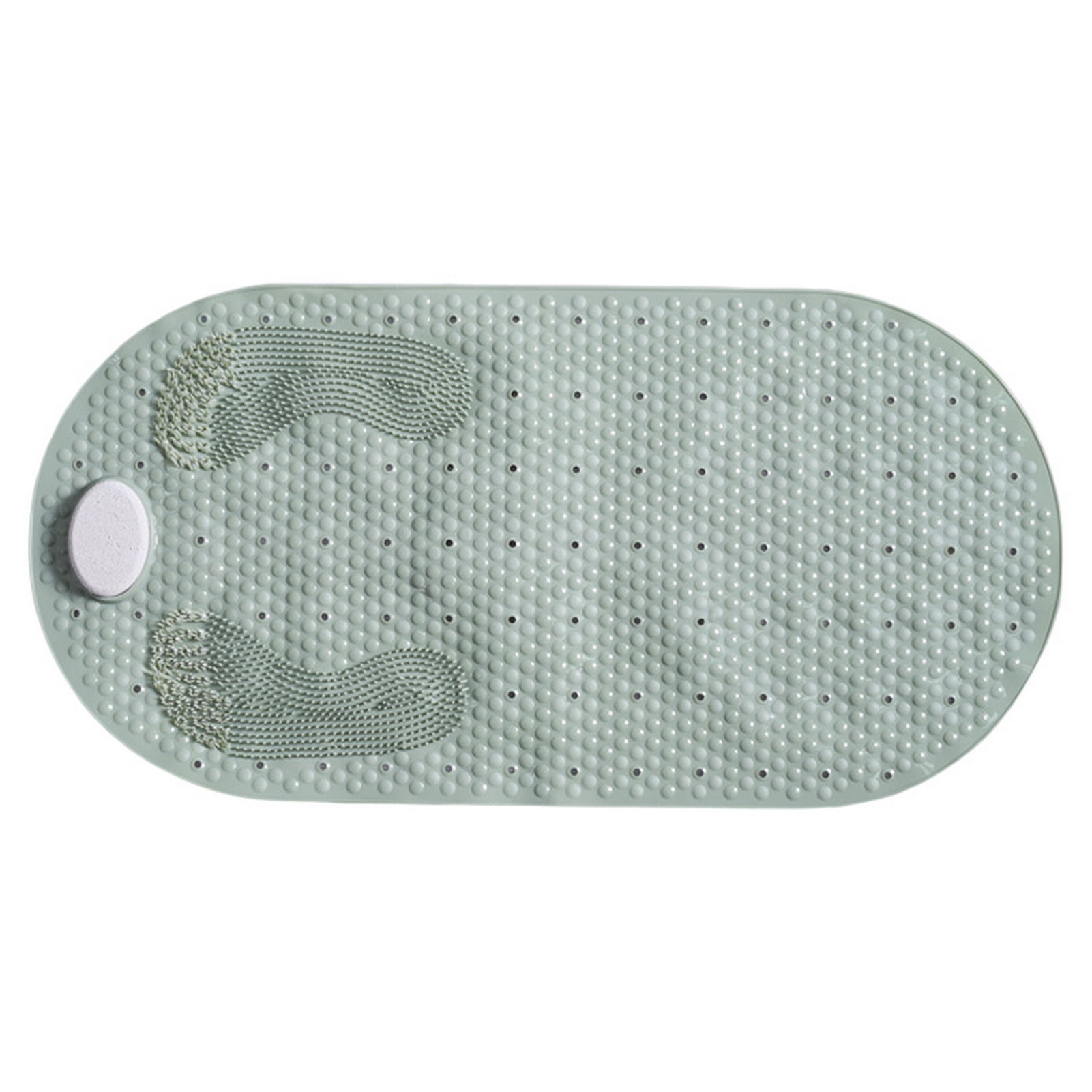 FaLX Non-slip Bathroom Mat with Pumice Feet Scrub Stone - Suction Cup ...