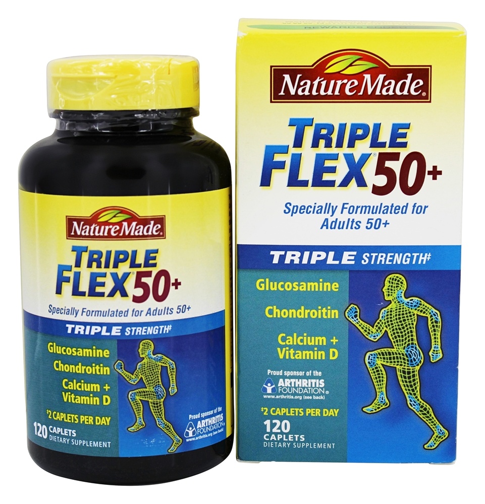 Nature Made - TripleFlex Triple Strength 50+ - 120 Caplets | Walmart Canada
