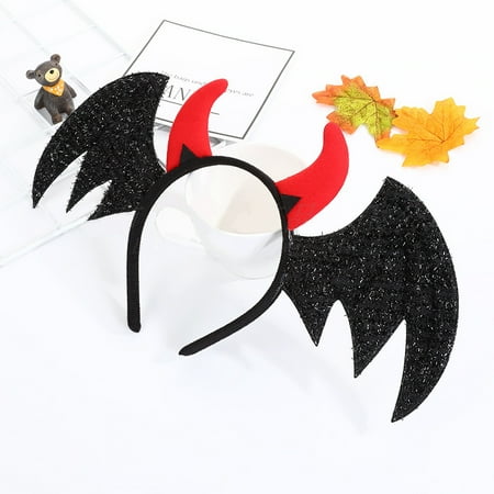 Halloween ghost festival headband bat head buckle children's masquerade ...