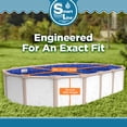 SmartLine 18' x 34' Oval Sunlight Overlap Above Ground Swimming Pool ...