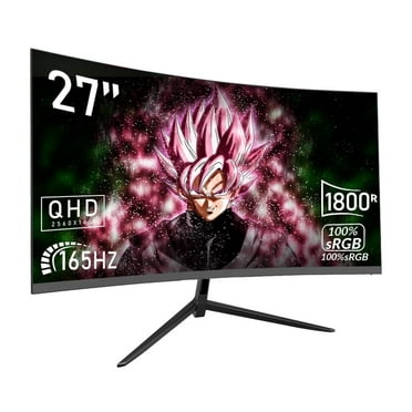 onn 27" Curved FHD (1920 x 1080p) 165hz 1ms Adaptive Sync Gaming ...