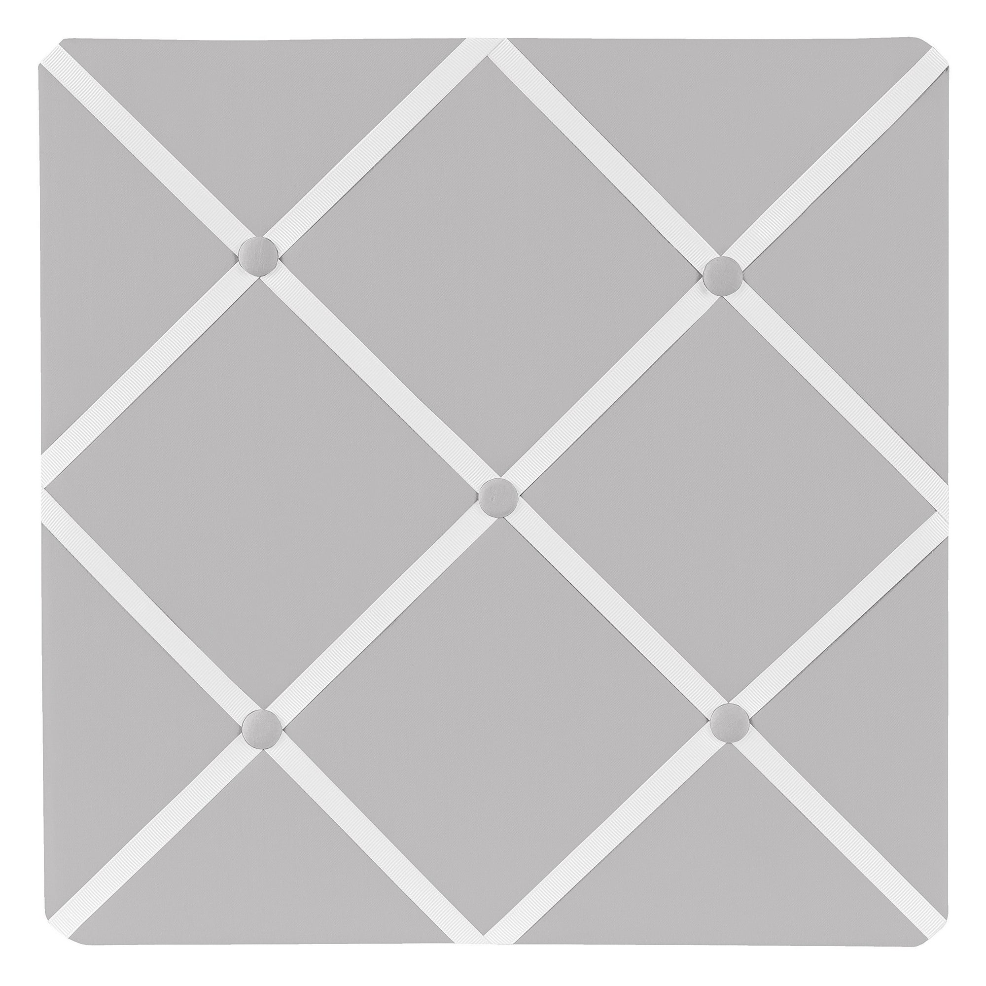 Click here for Sweet Jojo Designs Solid Grey Fabric Memory/Memo P... prices