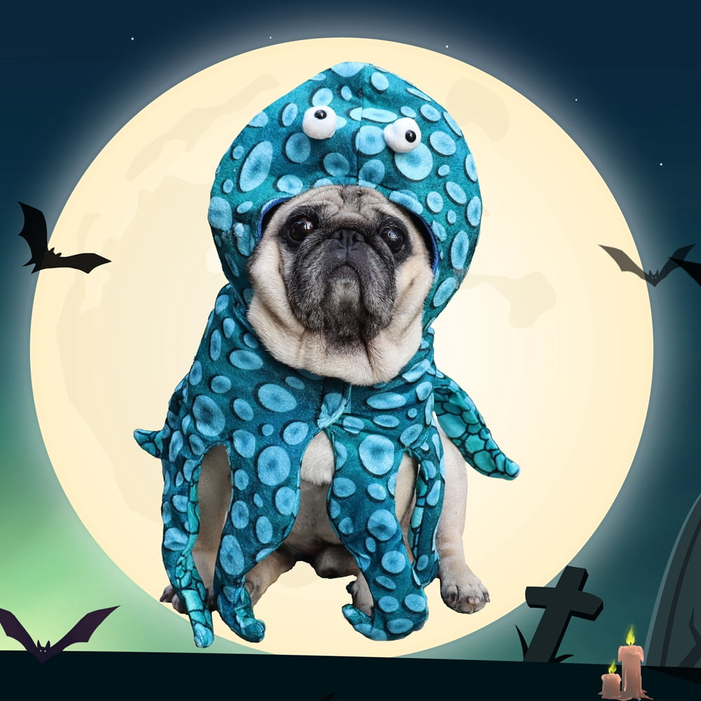Click here for Slopehill Dog Cat Octopus Costumes  Pet Halloween... prices