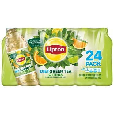 Lipton Diet Green Tea Mixed Berry Iced Tea, 16.9 fl oz, 12 Pack Bottles ...