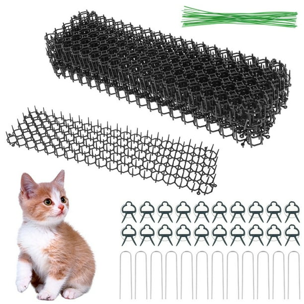 AMERTEER Cat Deterrent Scat Spike Mat Anti Cats Dog Network Digging ...