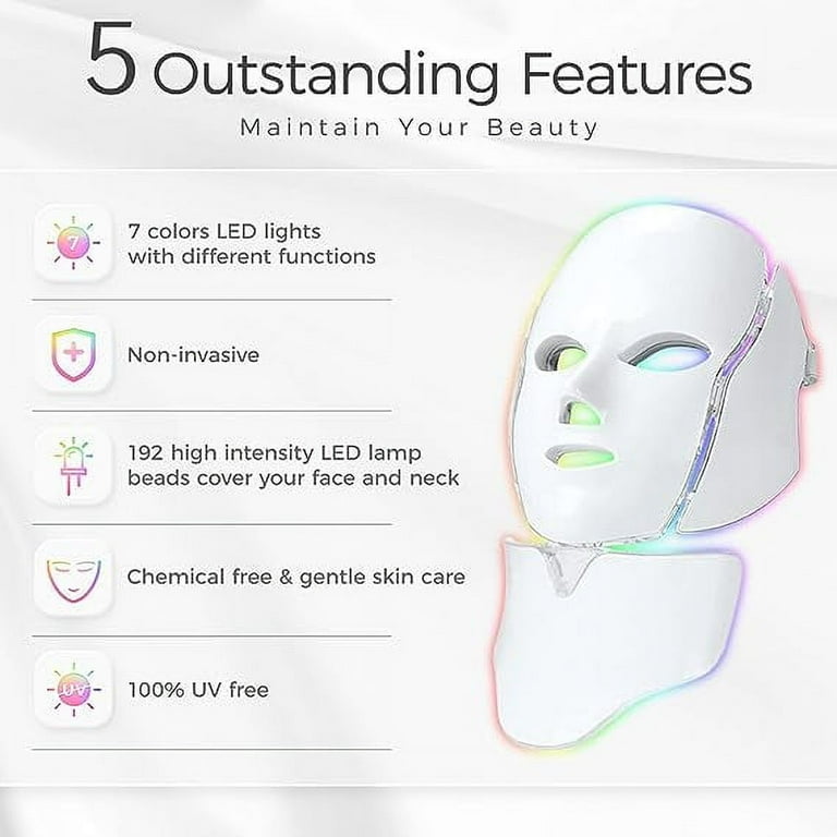 Led Light Therapy Mask Colors | Shelly Lighting
