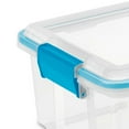Sterilite 12 Qt Plastic Storage Bin Container Gasket Sealed Box, (12 Pack) - Walmart.com