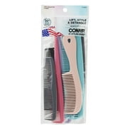 ACE Hair Comb, 5-Inch Fine Tooth Pocket Comb, Black - Walmart.com